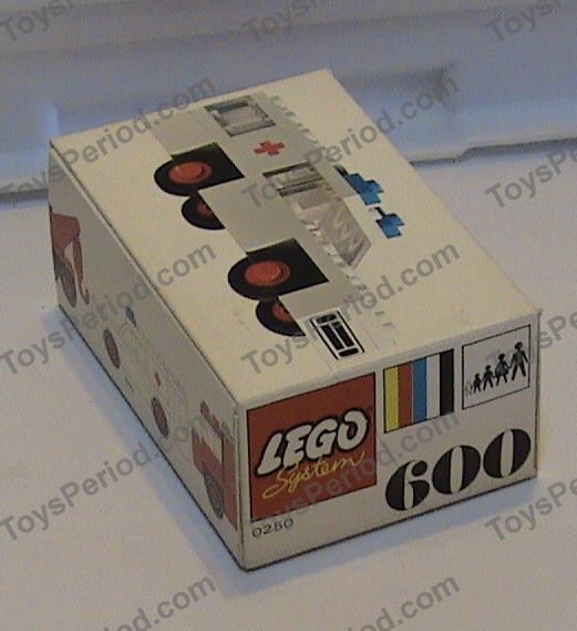 LEGO 600-1 Ambulance Instructions and Parts List