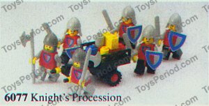 LEGO 677 Knight's Procession Instructions and Parts List