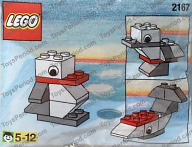 LEGO 2167 Sabah Promotional Set - Penguin Instructions and Parts List