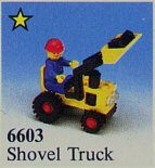 LEGO 6603 Shovel Truck Instructions and Parts List