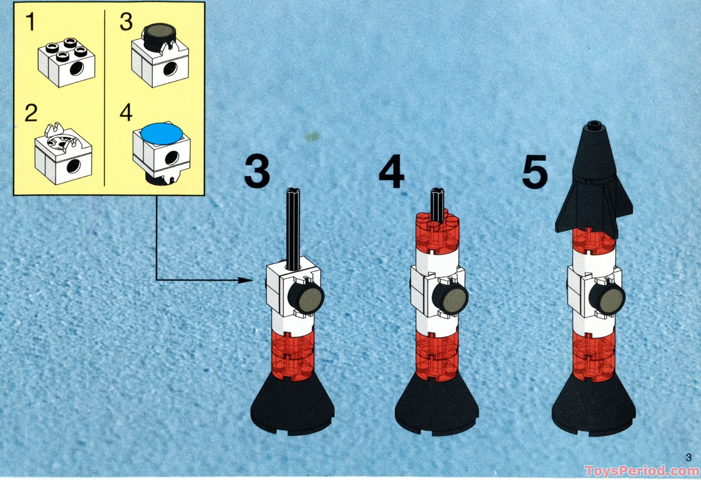 LEGO 6898 Ice-Sat V Instructions and Parts List