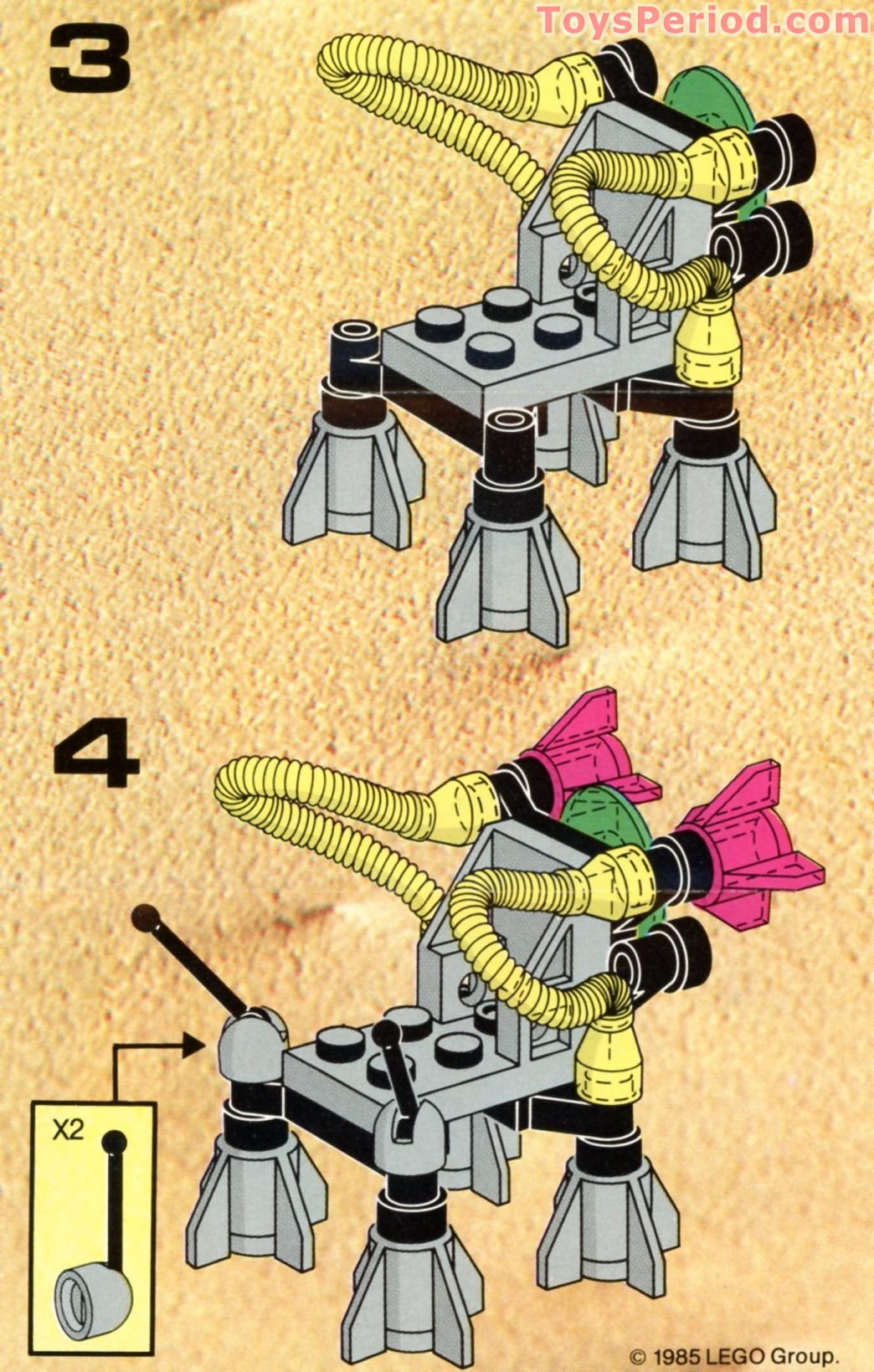 LEGO 6806 Surface Hopper Instructions and Parts List