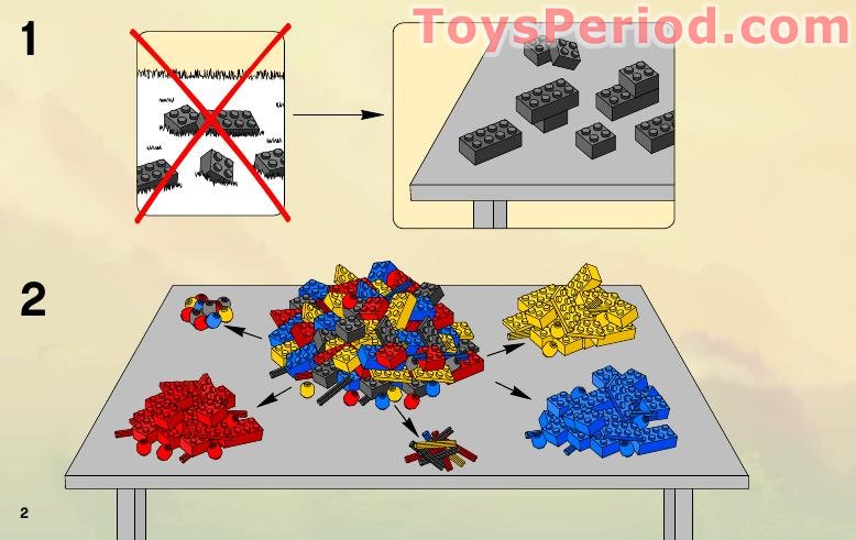 LEGO 70501 Warrior Bike Instructions and Parts List