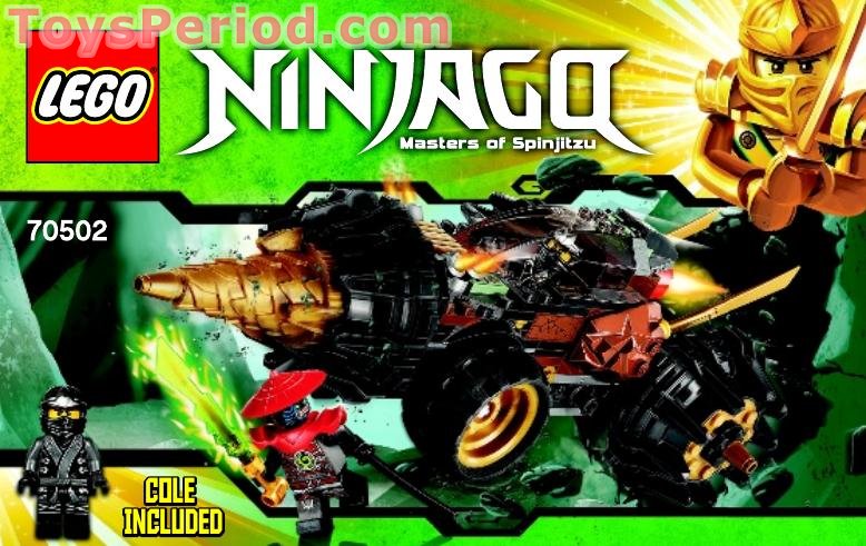 LEGO 70502 Cole's Earth Driller Instructions and Parts List
