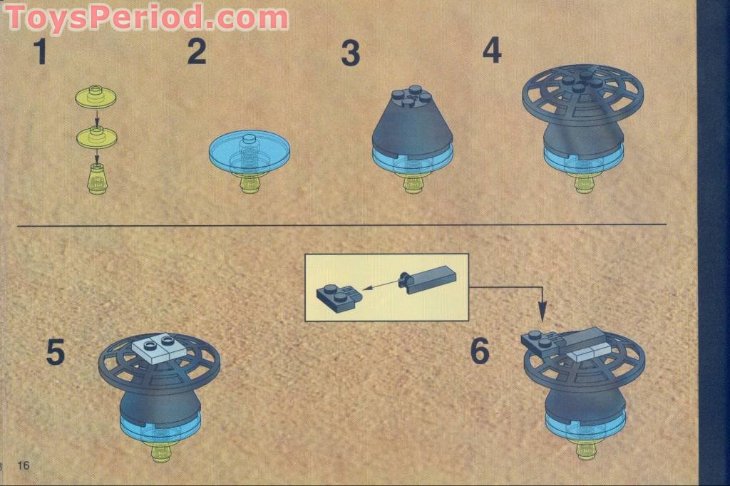 LEGO 1787 Crater Cruiser Instructions and Parts List