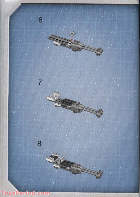 LEGO 4483-2 AT-AT, Blue Box Instructions and Parts List