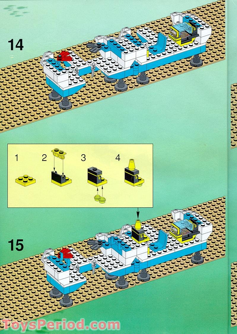 LEGO 6441 Deep Reef Refuge Instructions and Parts List