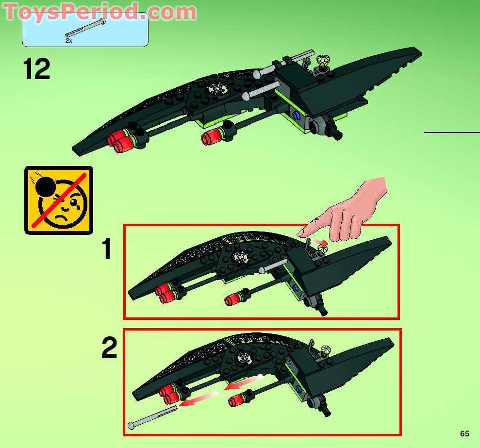 LEGO 7646 ETX Alien Infiltrator Instructions and Parts List
