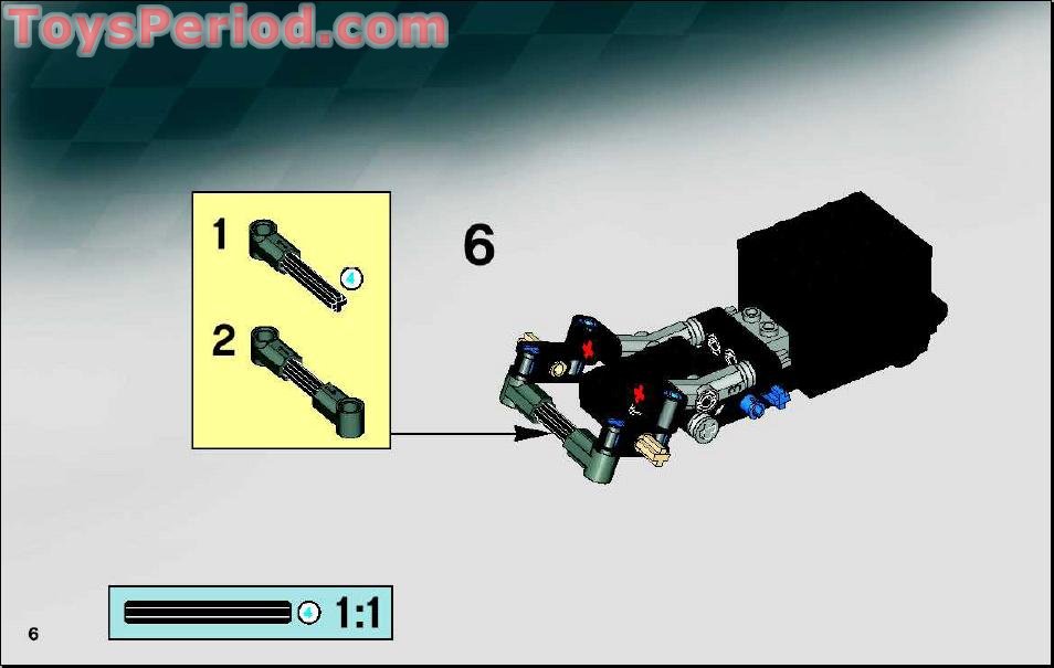 LEGO 8669 Fire Spinner 360 Instructions and Parts List