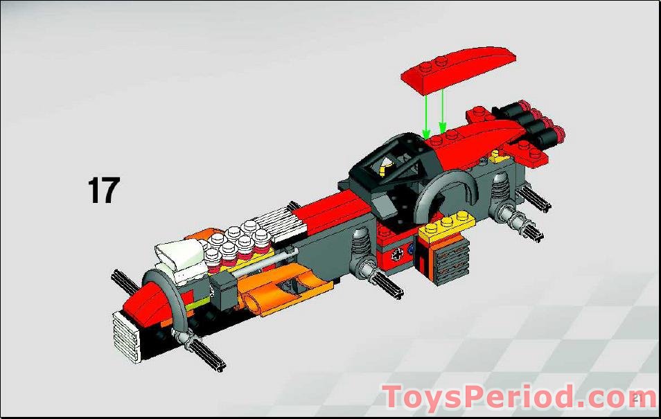 LEGO 8670 Jump Master Instructions and Parts List