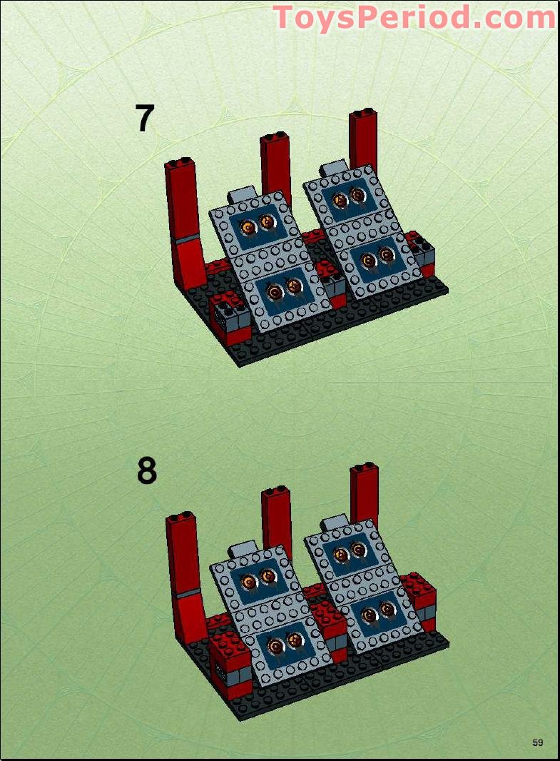LEGO 8759 Battle of Metru Nui Instructions and Parts List