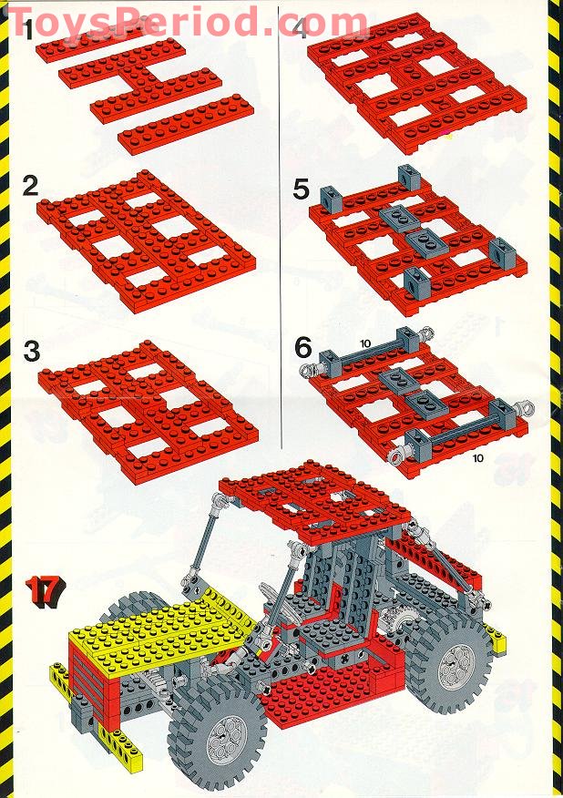 LEGO 8848 Power Truck Instructions and Parts List