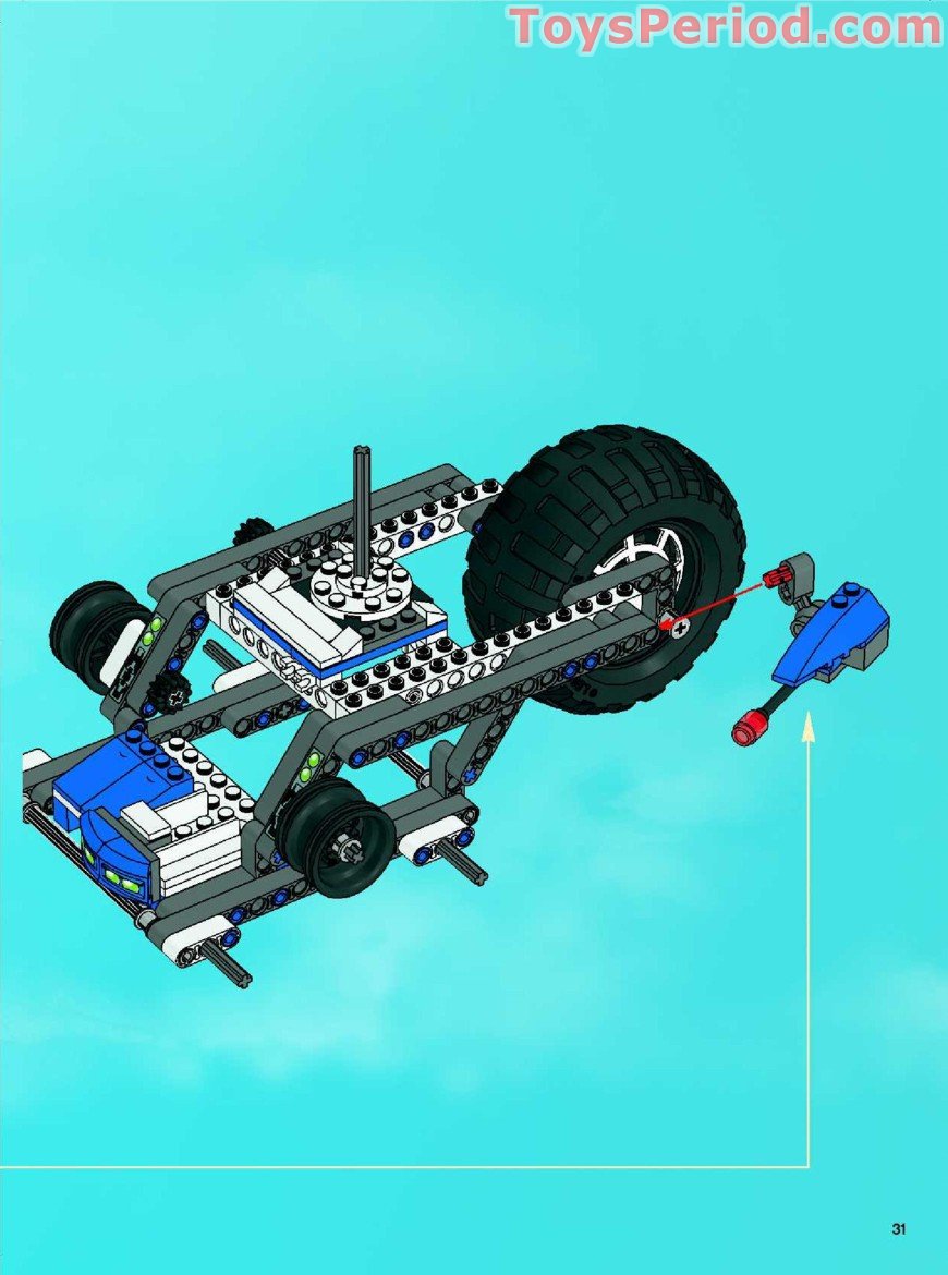 LEGO 8118 Hybrid Rescue Tank Instructions and Parts List