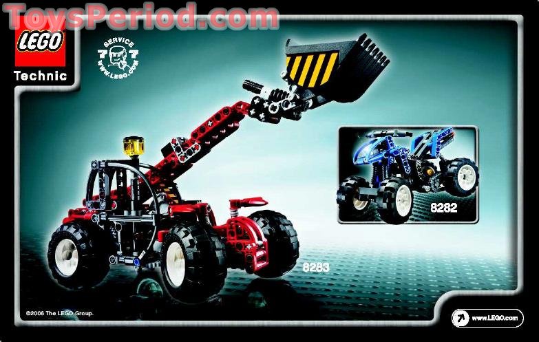 LEGO 8281 Mini Tractor Instructions and Parts List
