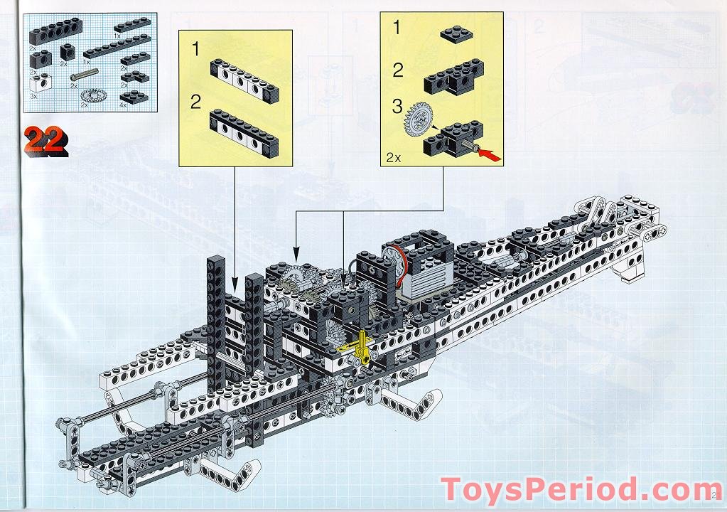 LEGO 8480 Space Shuttle Instructions and Parts List