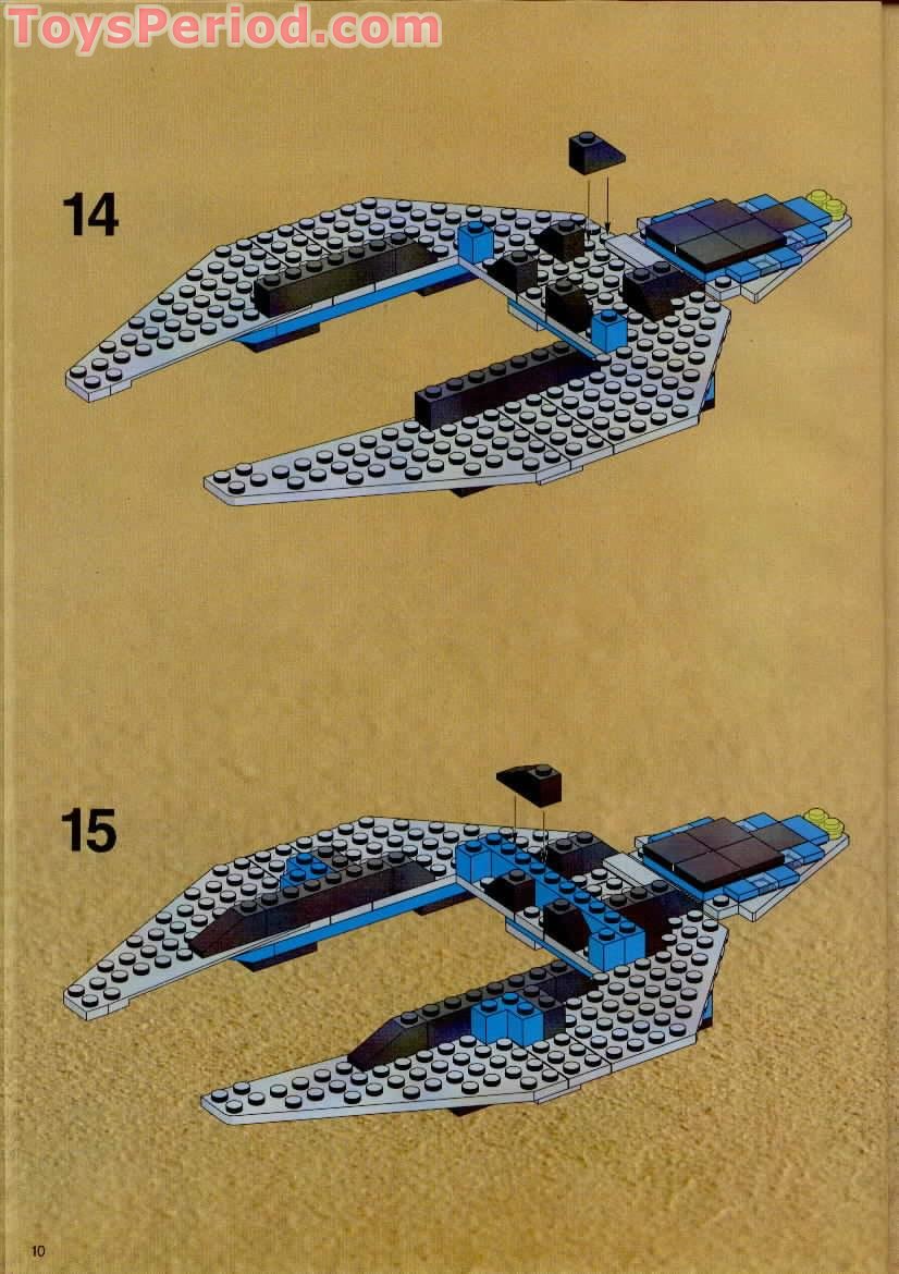 LEGO 1789 Star Hawk II Instructions and Parts List