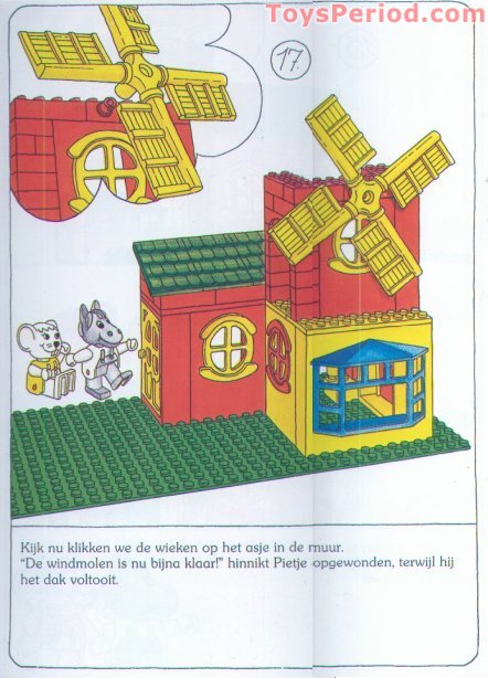 LEGO 3679 Mill with Shop Instructions and Parts List