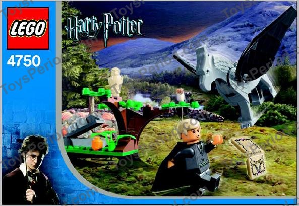 LEGO 4750 Draco's Encounter with Buckbeak Instructions and Parts List