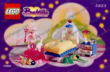LEGO 5823 The Good Fairy's Bedroom Instructions and Parts List