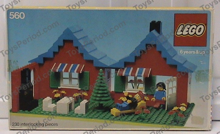 LEGO 560-1 Town House with Garden Instructions and Parts List