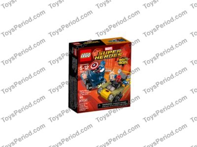 LEGO 76065 Mighty Micros: Captain America vs. Red Skull Set Parts List