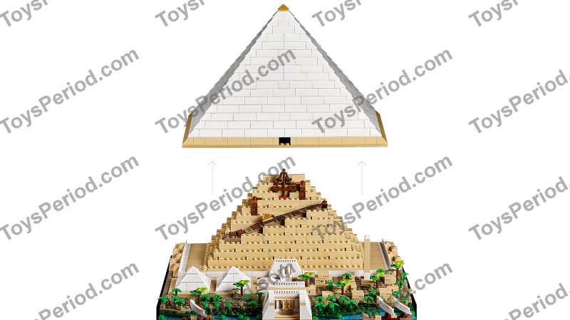 LEGO 21058 The Great Pyramid of Giza Set Parts List