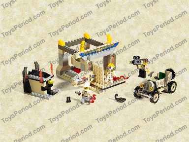 LEGO 3722 Treasure Tomb - TRU Instructions and Parts List