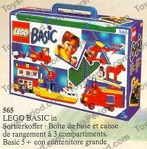 LEGO 565-2 Build-N-Store Chest, 5 Plus Instructions and Parts List