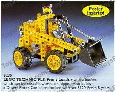 LEGO 8235 Front End Loader Instructions and Parts List