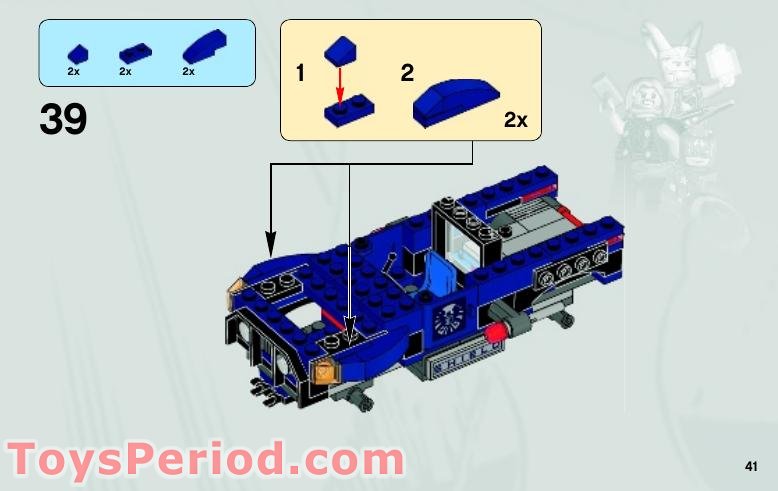 LEGO 6867 Loki's Cosmic Cube Escape Instructions and Parts List