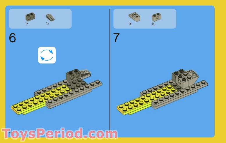 LEGO 6912 Super Soarer Instructions and Parts List