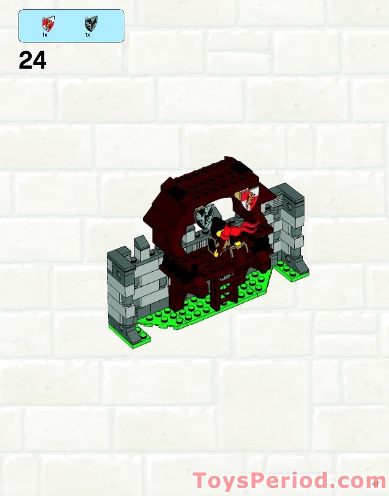 LEGO 10223 Kingdoms Joust Instructions and Parts List