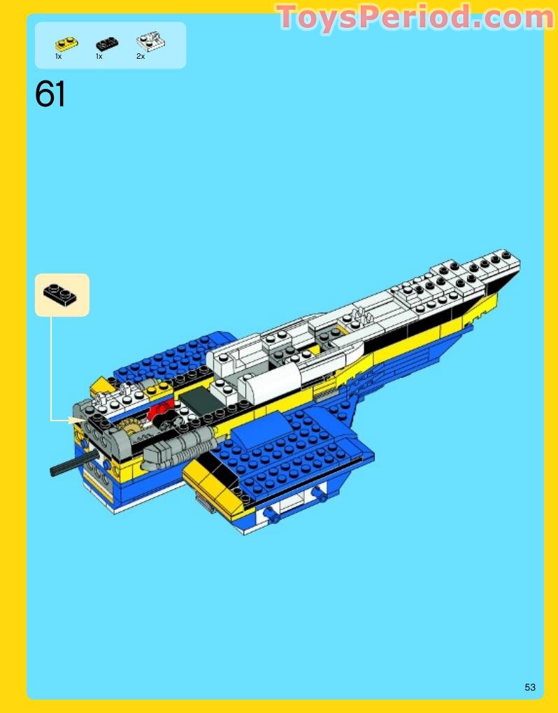 LEGO 31011 Aviation Adventures Instructions and Parts List