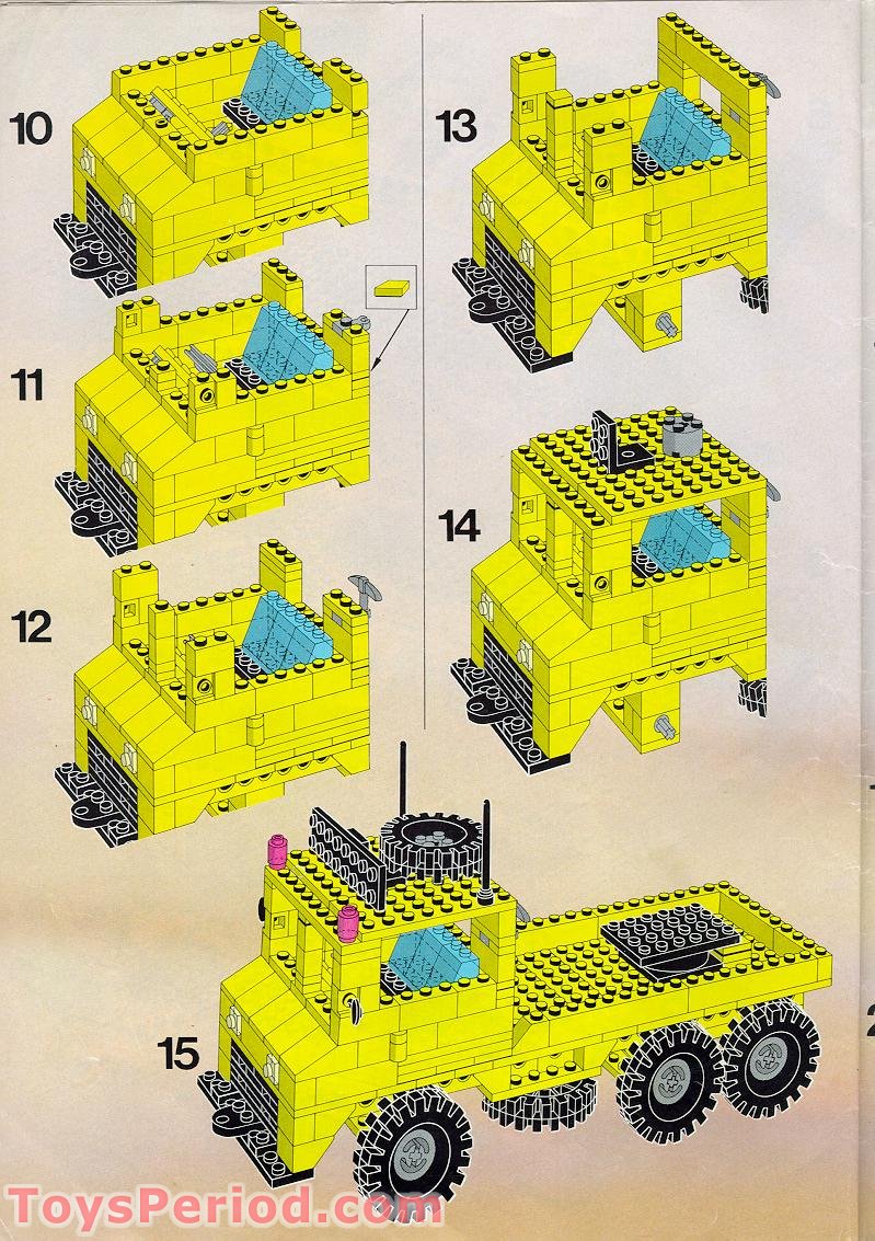 LEGO 744 Universal Building Set Instructions and Parts List