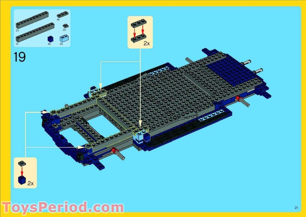 LEGO 10187 Volkswagen Beetle (VW Beetle) Instructions and Parts List