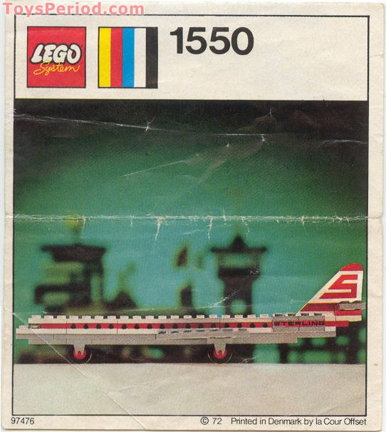LEGO 1550 Sterling Super Caravelle Instructions and Parts List