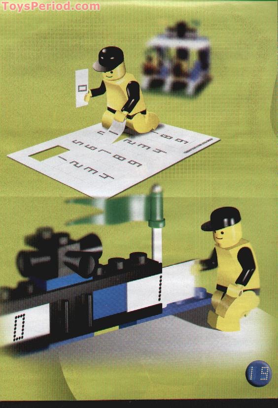 LEGO 3403 Fans' Grandstand with Scoreboard Instructions and Parts List