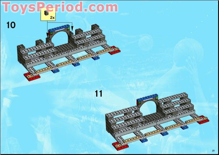 LEGO 3433 NBA Ultimate Arena Instructions and Parts List