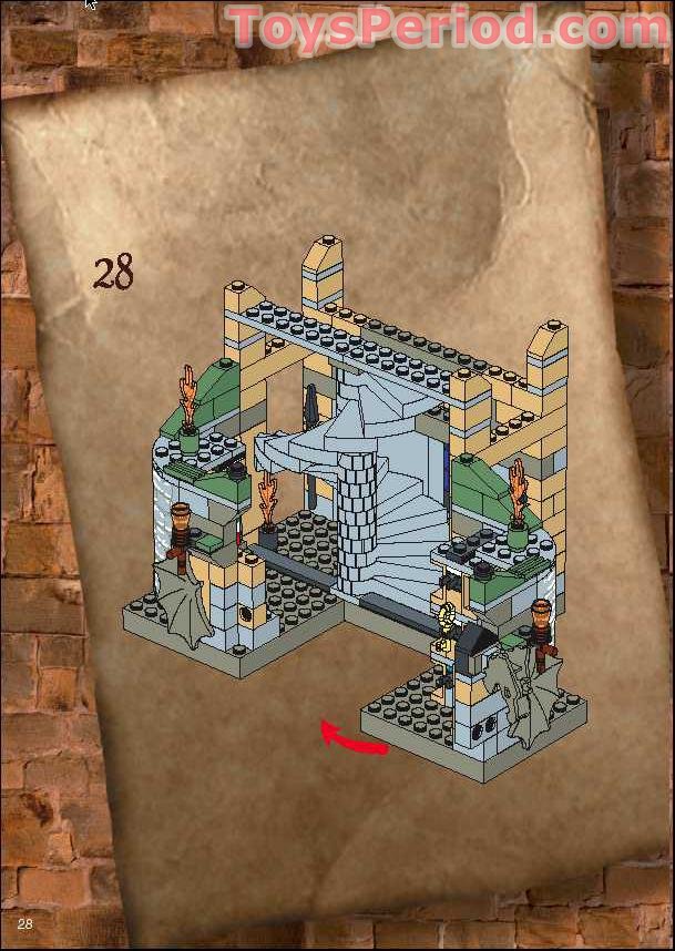 LEGO 4729 Dumbledore's Office Instructions and Parts List