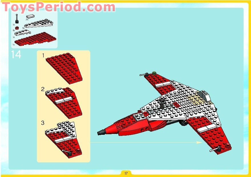LEGO 4403 Air Blazers Instructions and Parts List