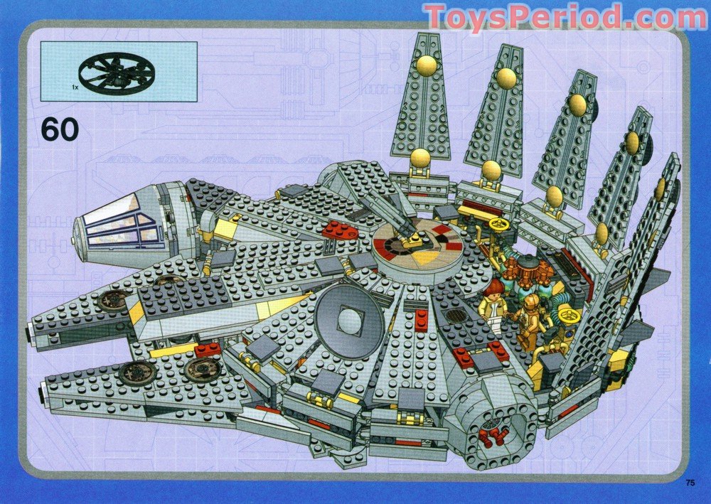 LEGO 4504-2 Millennium Falcon (Redesign), Original Trilogy Edition Box ...