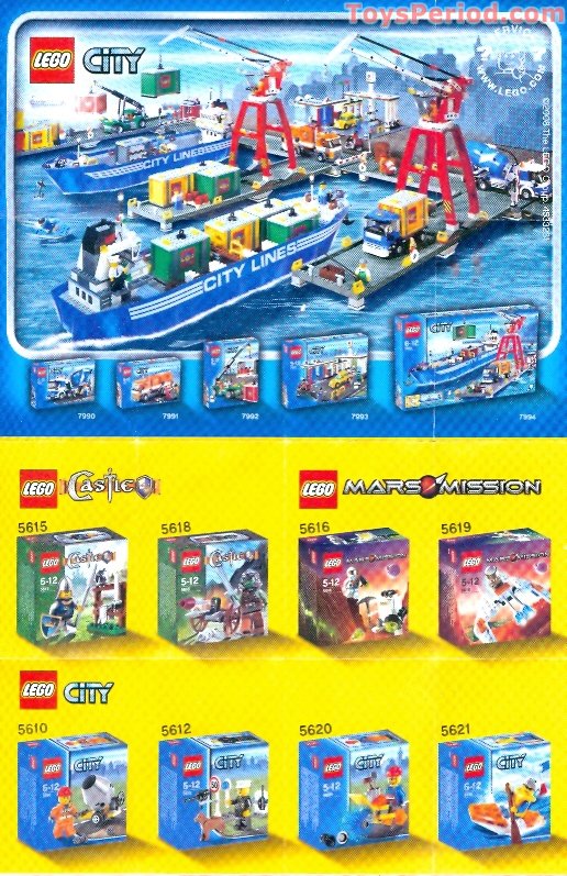 LEGO 5620 Street Cleaner Instructions and Parts List