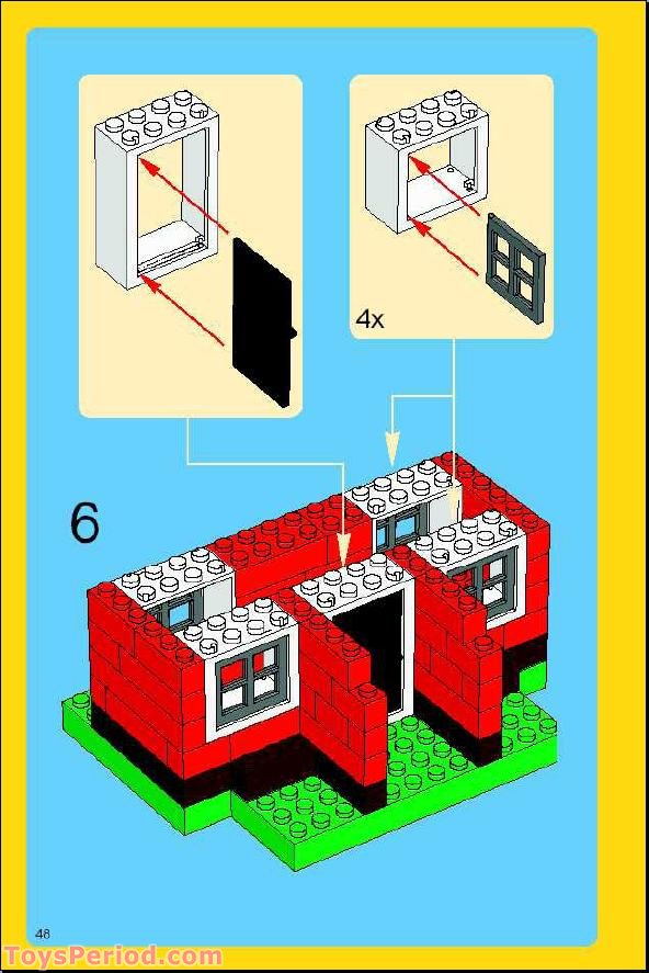 LEGO 5482 Ultimate House Building Set Instructions and Parts List