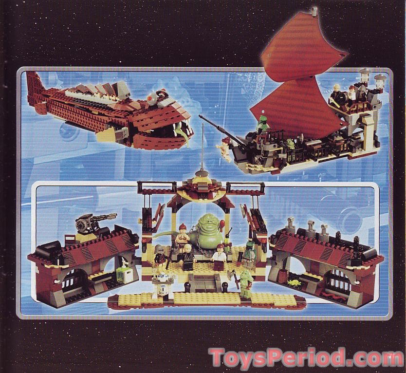LEGO 6210 Jabba's Sail Barge Instructions and Parts List