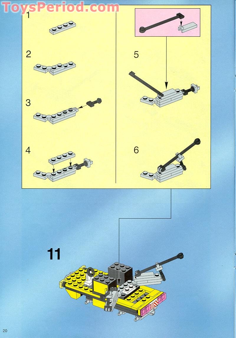 LEGO 6479 Emergency Response Center Instructions and Parts List