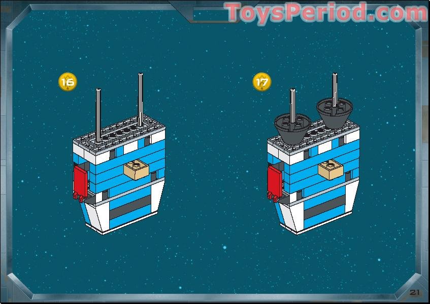 LEGO 7186 Watto's Junkyard Instructions and Parts List