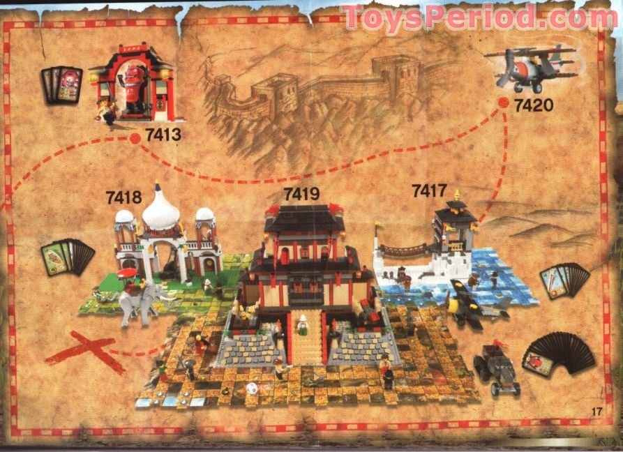 LEGO 7420 Thunder Blazer Instructions and Parts List