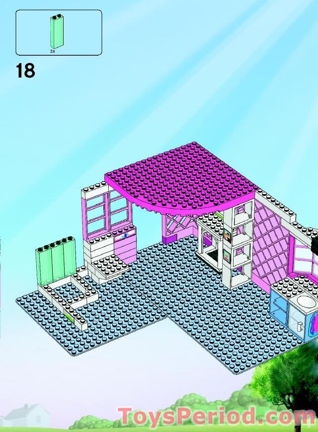 LEGO 7586 Sunshine Home Instructions and Parts List