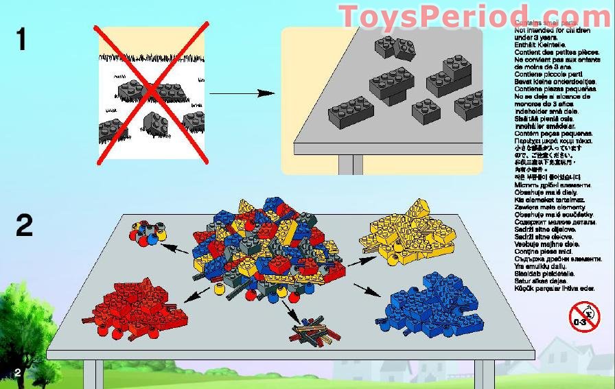 LEGO 7583 Playful Puppy Instructions and Parts List