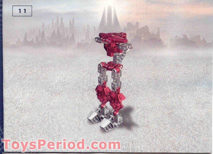 LEGO 8614-1 Vahki Nuurakh Instructions and Parts List